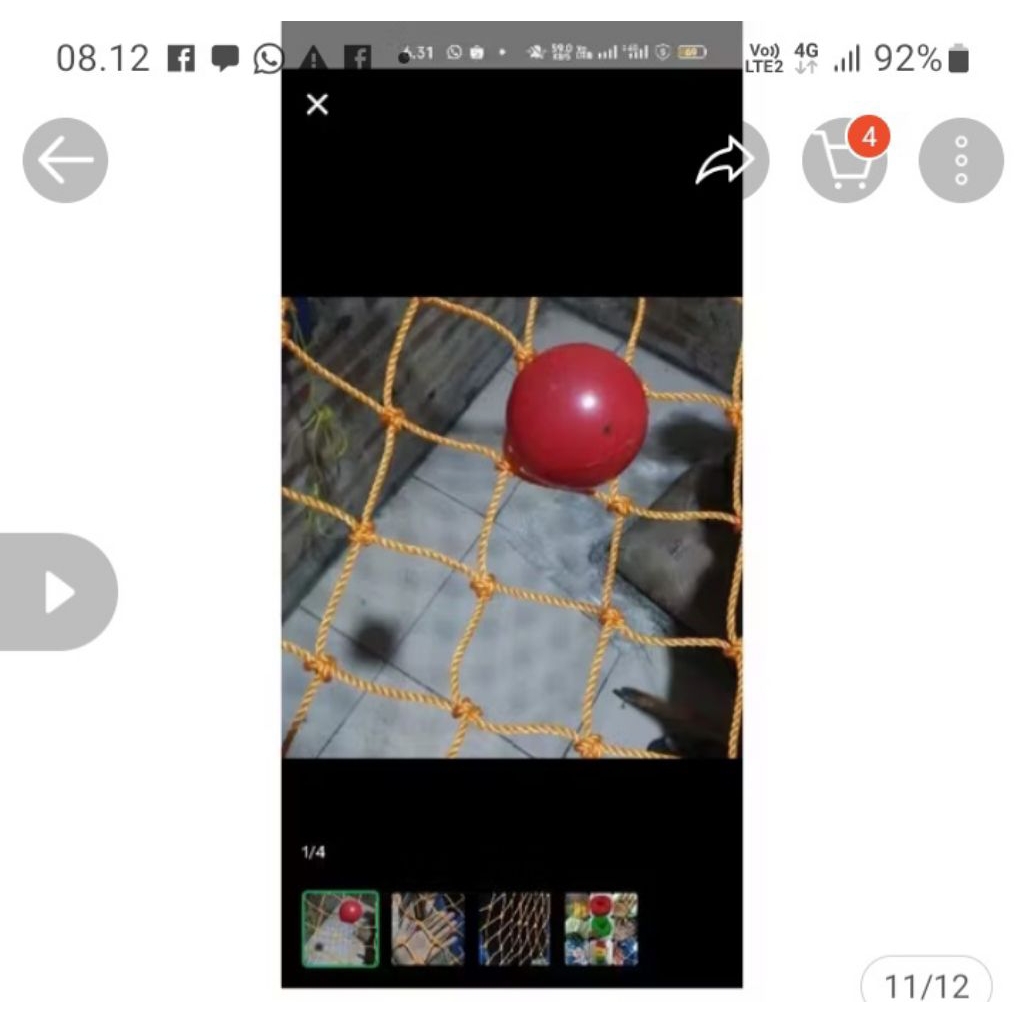 Jual jaring golf/jaring mandi bola,jaring serbaguna bisa untuk pagar ...