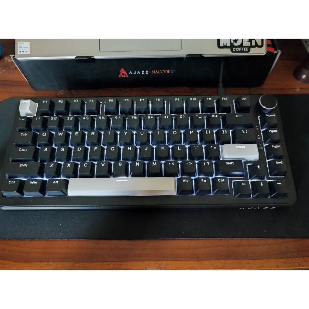 Jual KEYBOARD AJAZZ AK 820 V2 MONOCHROME | Shopee Indonesia