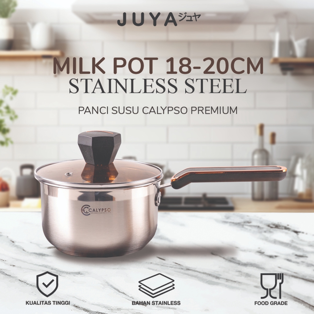 Jual Calypso Panci Susu Stainless Steel Gagang Abs Ukuran 20cm Termurah ...