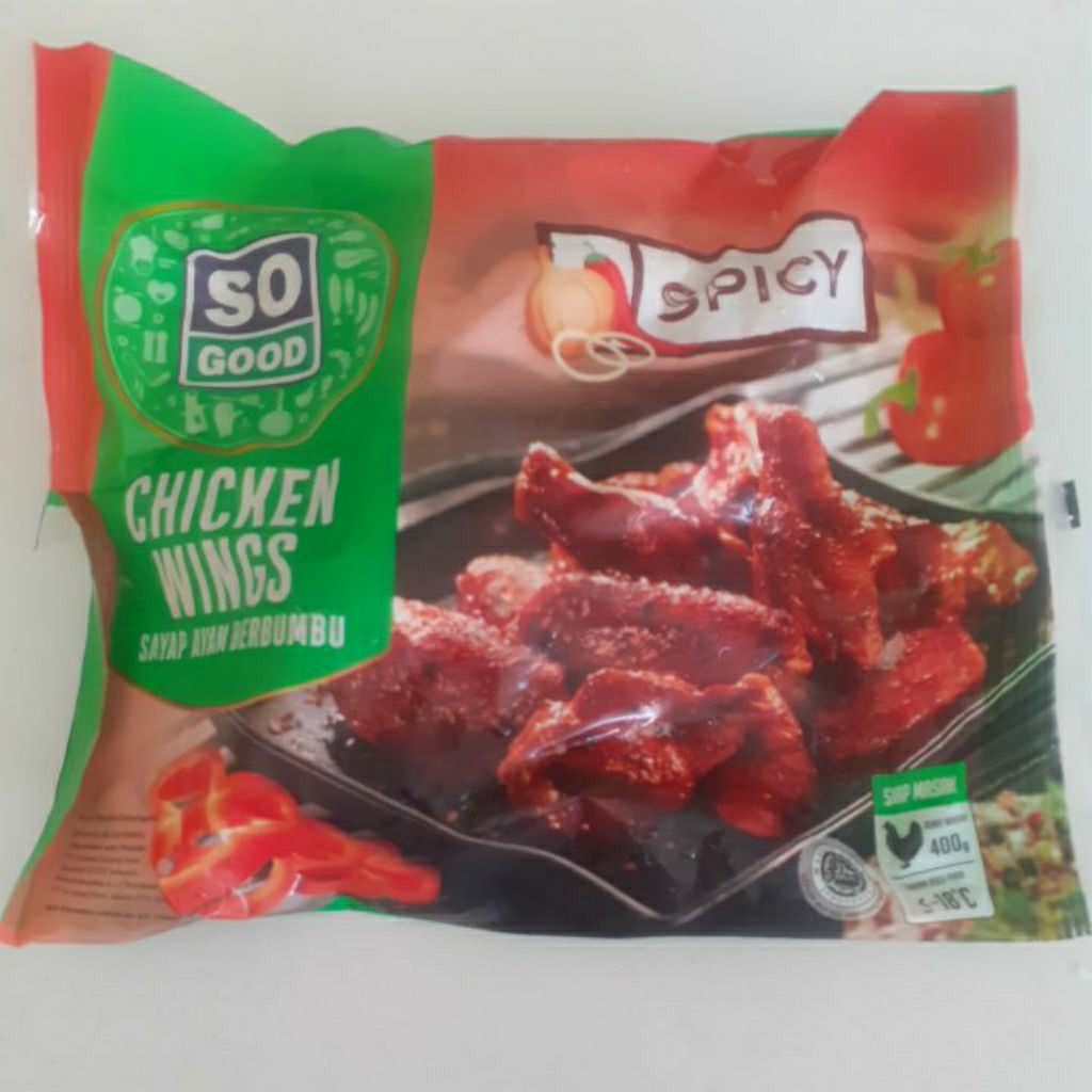 Jual SO GOOD SPiCY WING 400GR | Shopee Indonesia