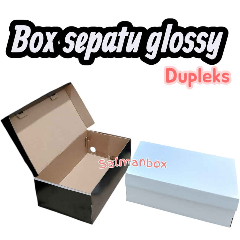 Jual BOX SEPATU DUPLEK /DUS SEPATU DUPLEK/KARDUS SEPATU GLOSSY/KOTAK ...