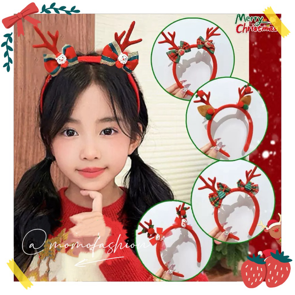 Jual MFH - BANDO NATAL TANDUK RUSA / BANDO MERRY CHRISTMAS / AKSESORIS ...