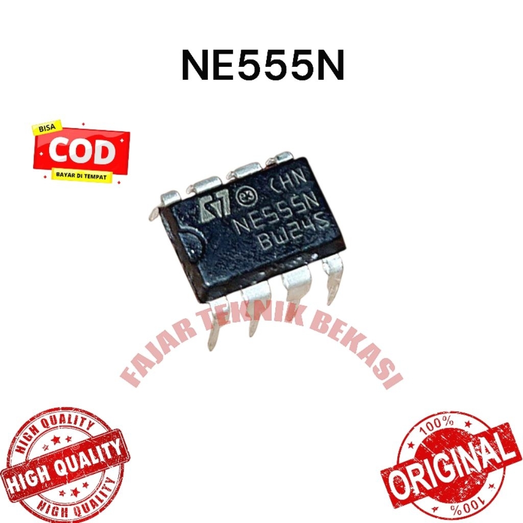 Jual IC NE555N - NE 555N - NE 555 - LM555 TIMER CLOCK DIP-8 | Shopee ...