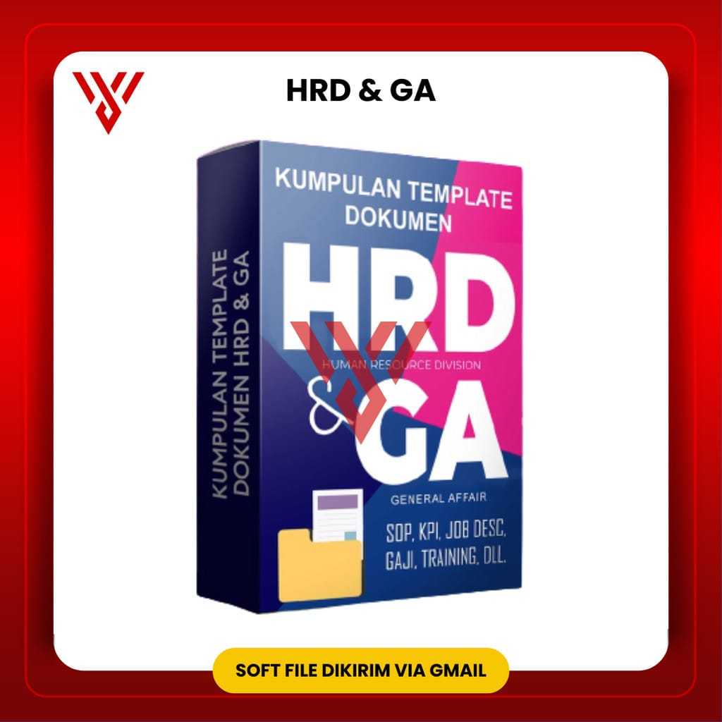 Jual Paket Lengkap Template HRD & GA - Rekrutmen, Kompensasi, KPI ...