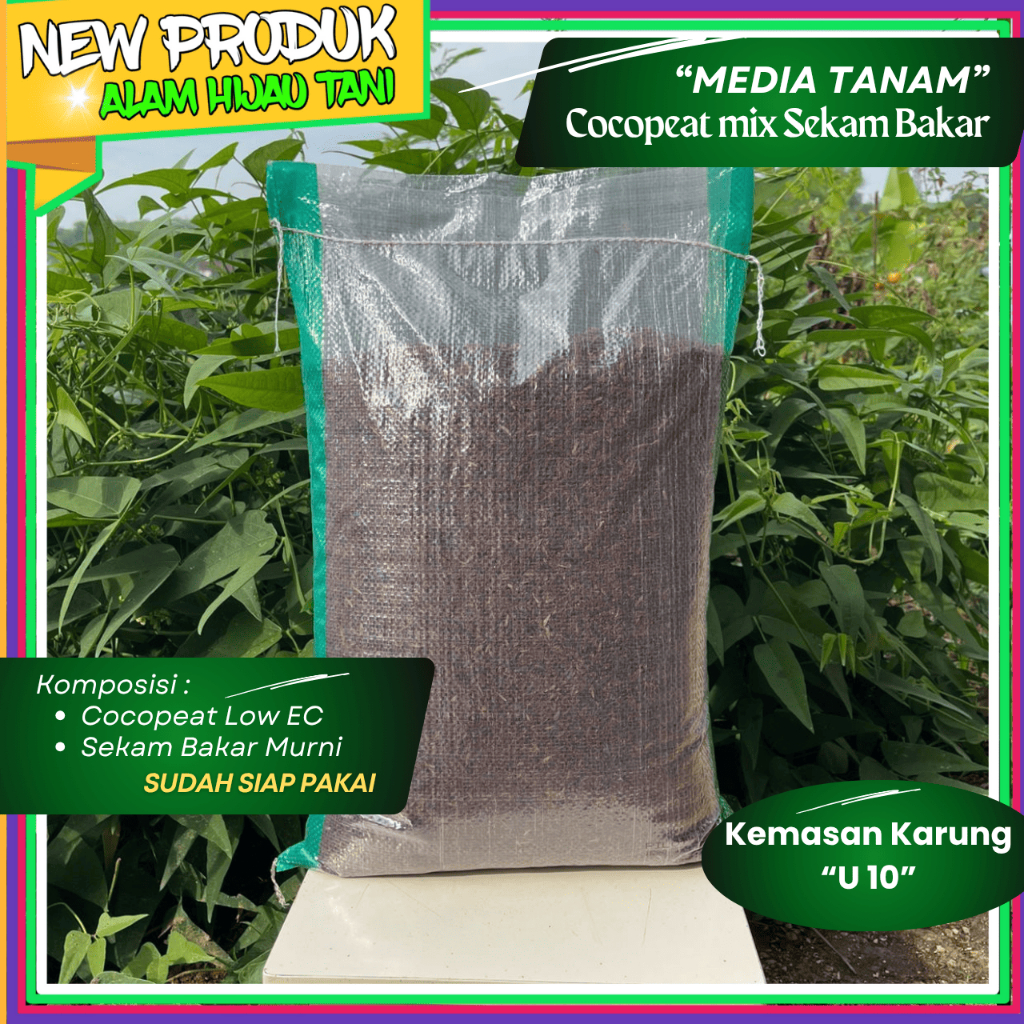 Jual AHT - Cocopeat Mix Sekam Bakar – Media Tanam Siap Pakai (Kemasan ...