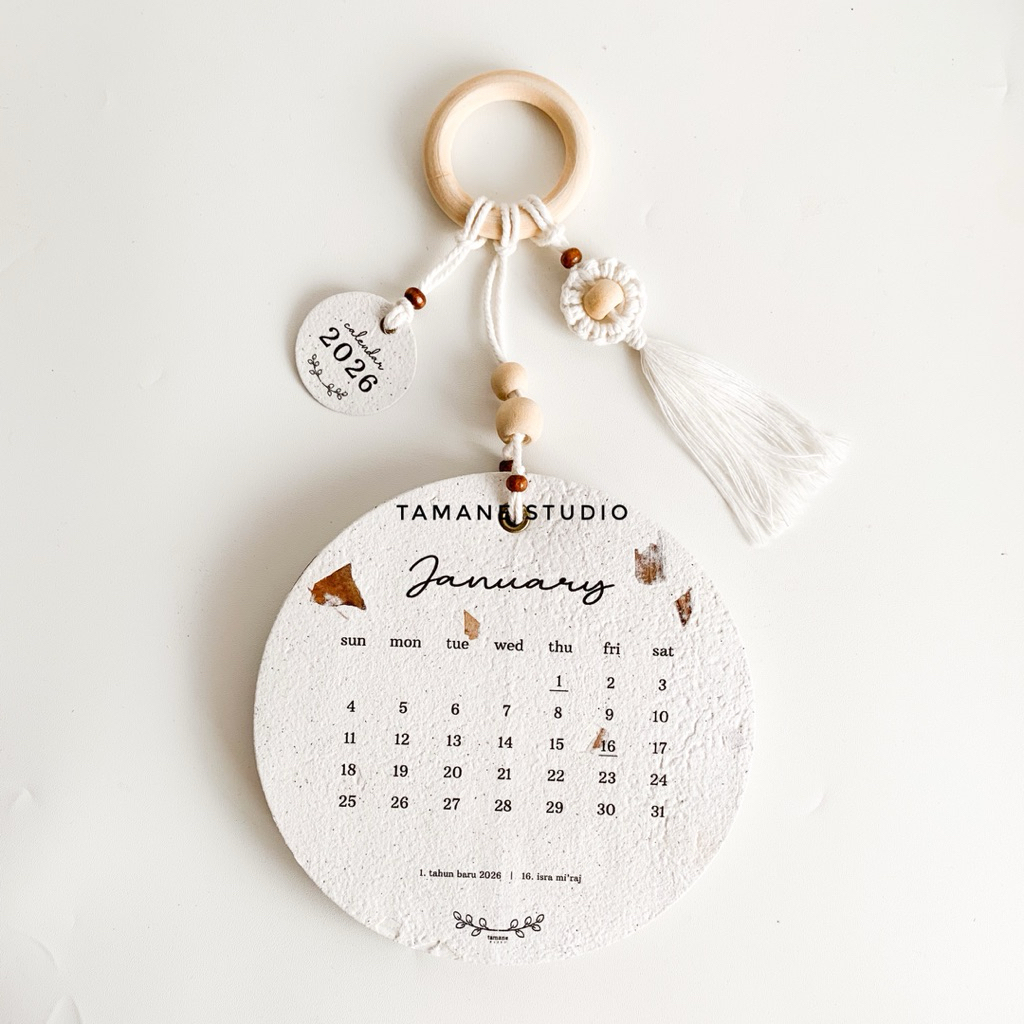 Jual Tamane kalender 2026 Aesthetic kertas daur ulang | Shopee Indonesia