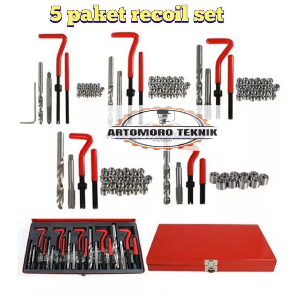 Jual Paket Recoil Set Baut Kunci 8 10 12 14 17 Standar industri M5 M6 ...