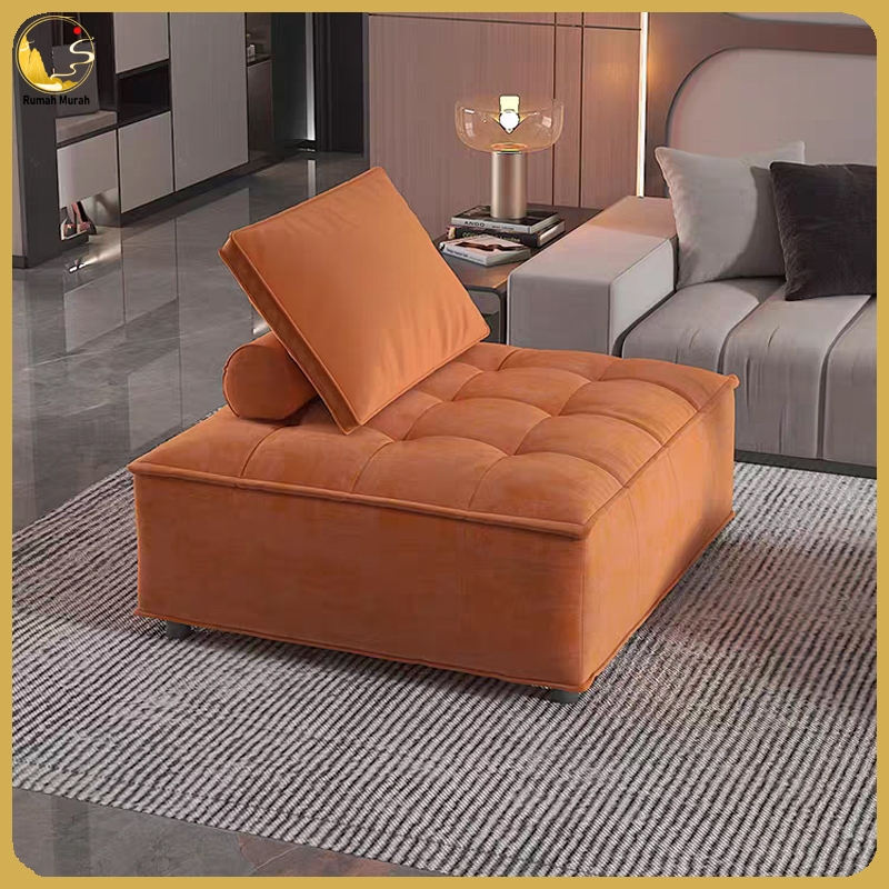 Jual Estetika Ruang Tamu/Sofa Kotak Modular Lucu/Sofa Kecil Dengan ...