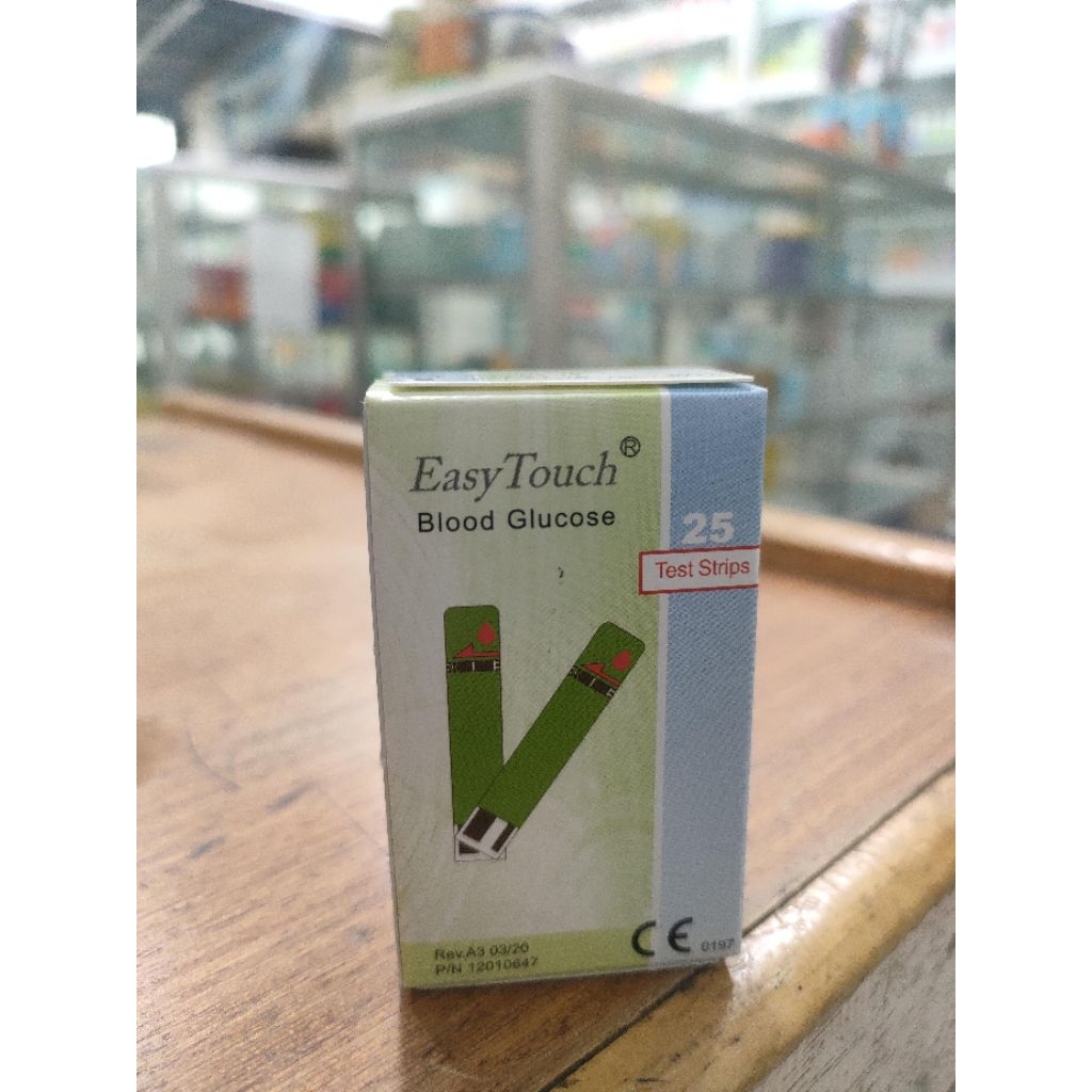 Jual Easy Touch Blood Glucose 25 Test Strips ( Stik Gula ) | Shopee ...