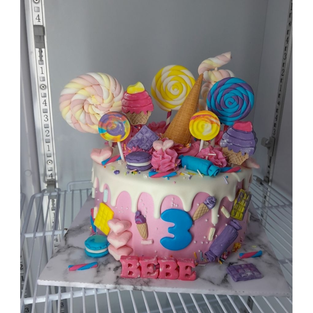 Jual Kue ulang tahun es krim / cake birthday cone candy / kue ultah ...