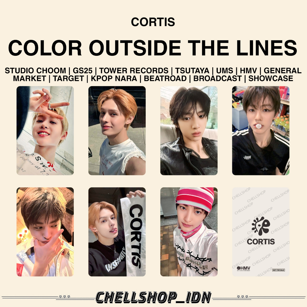 Jual PHOTOCARD CORTIS COLOR OUTSIDE THE LINES POB | Shopee Indonesia