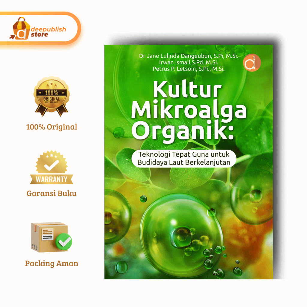 Jual Deepublish | Kultur Mikroalga Organik: Teknologi Tepat Guna untuk ...