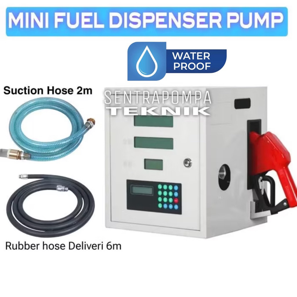 Jual Mini Fuel Dispenser BBM Pompa transfer BBM Display Digital 220V ...