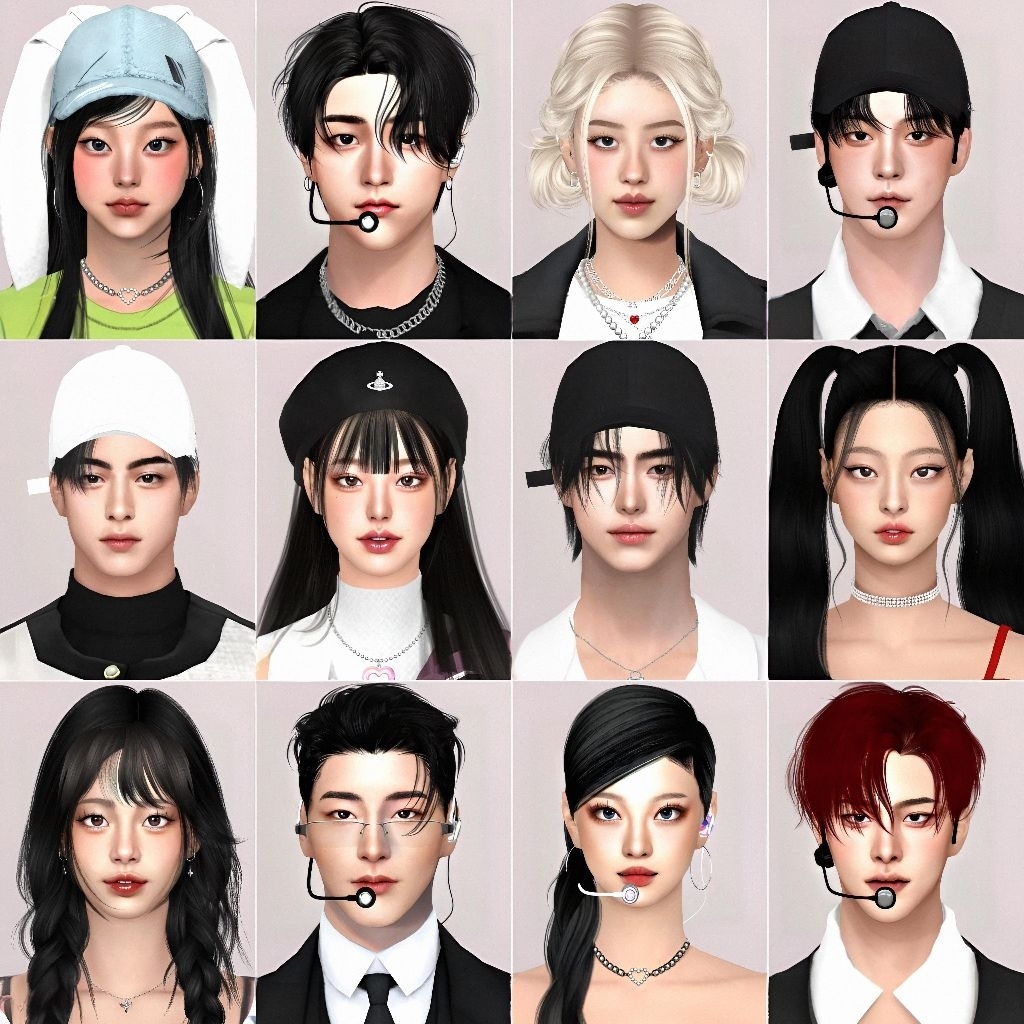 Jual TAKE ALL 79 CHARACTER K-POP IDOL & ARTIST THE SIMS 4 CC MODS (ADA ...