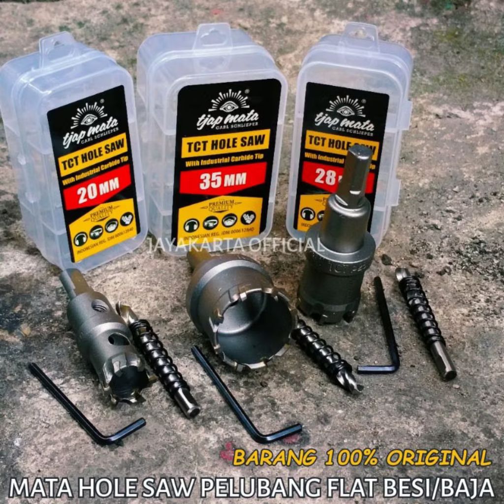 Jual TJAP MATA BOR BESI BAJA STAINLESS | TCT HOLE SAW 19MM 20MM 22MM ...