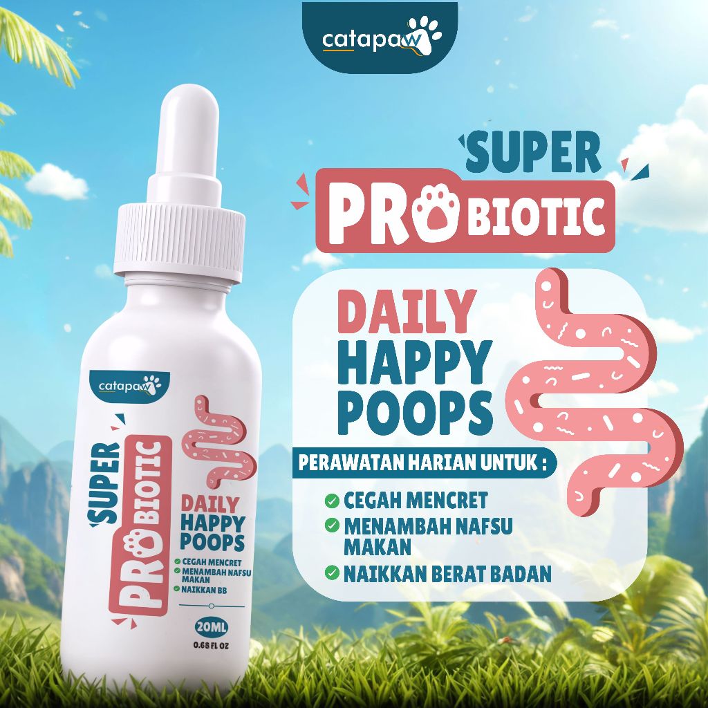 Jual Catapaw Probiotik Kucing Vitamin Pencernaan Mengobati Diare Anti ...