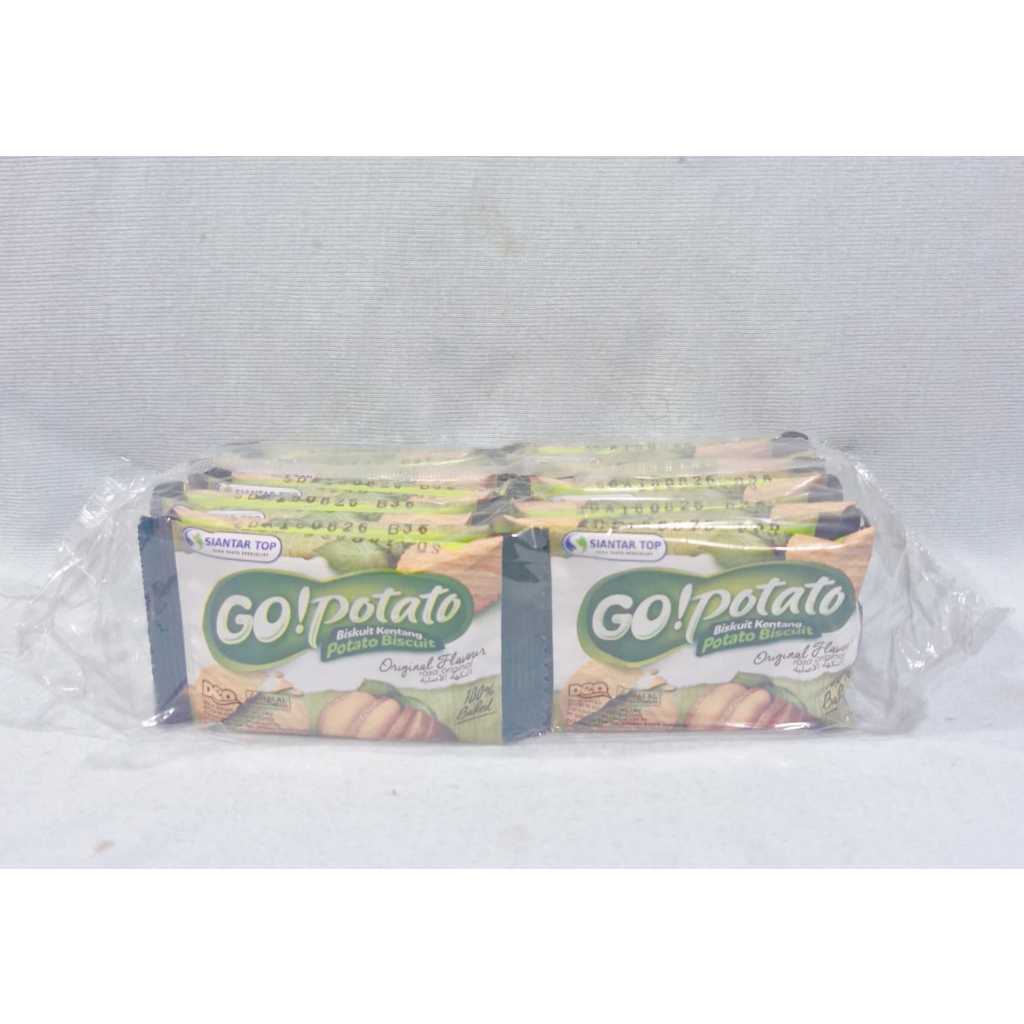 Jual Go Potato Biskuit Kentang Original / Keju / Rasa Kentang (1 Pack ...