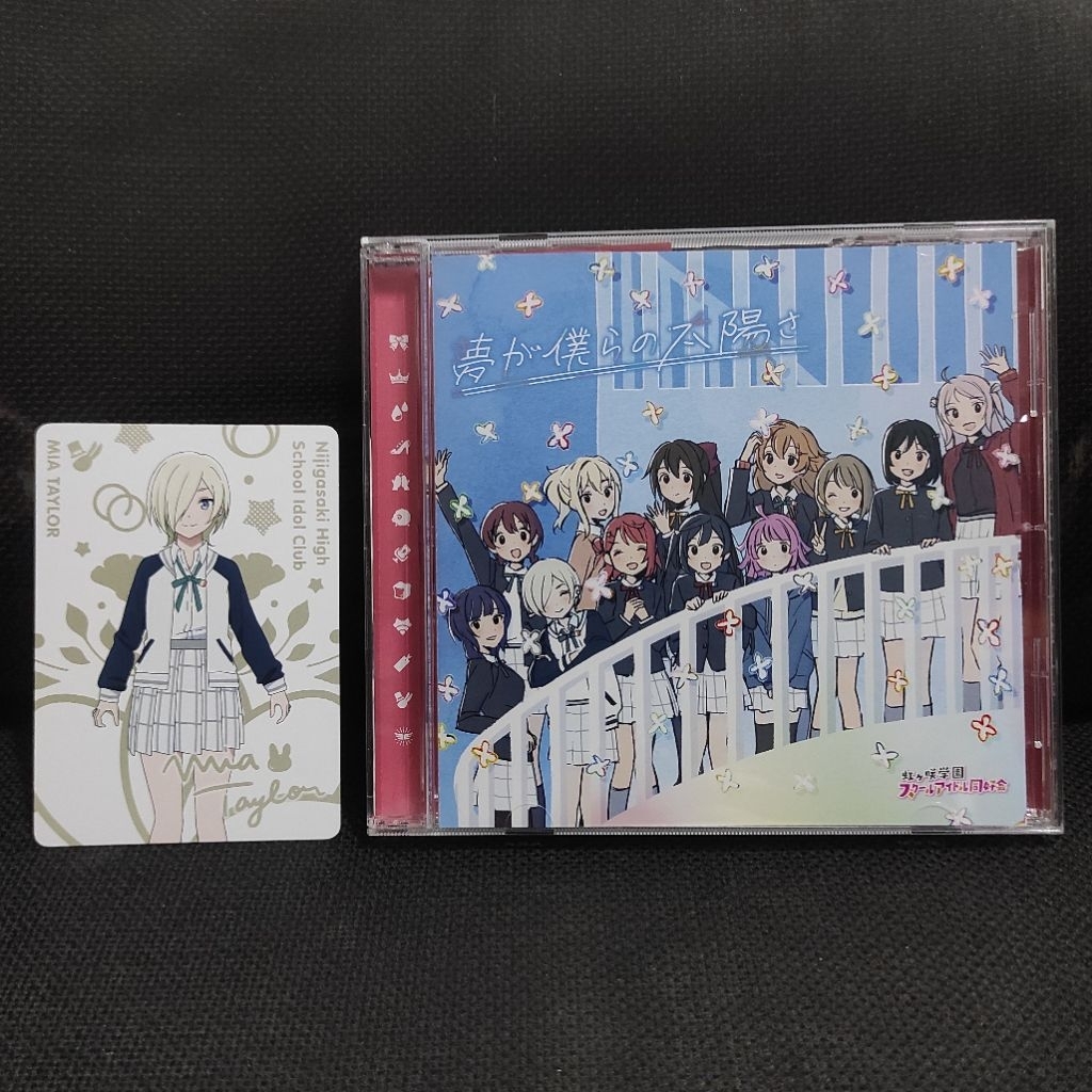 Jual CD Love Live Nijigasaki Yume ga Bokura no Taiyou sa + Kartu Mia ...