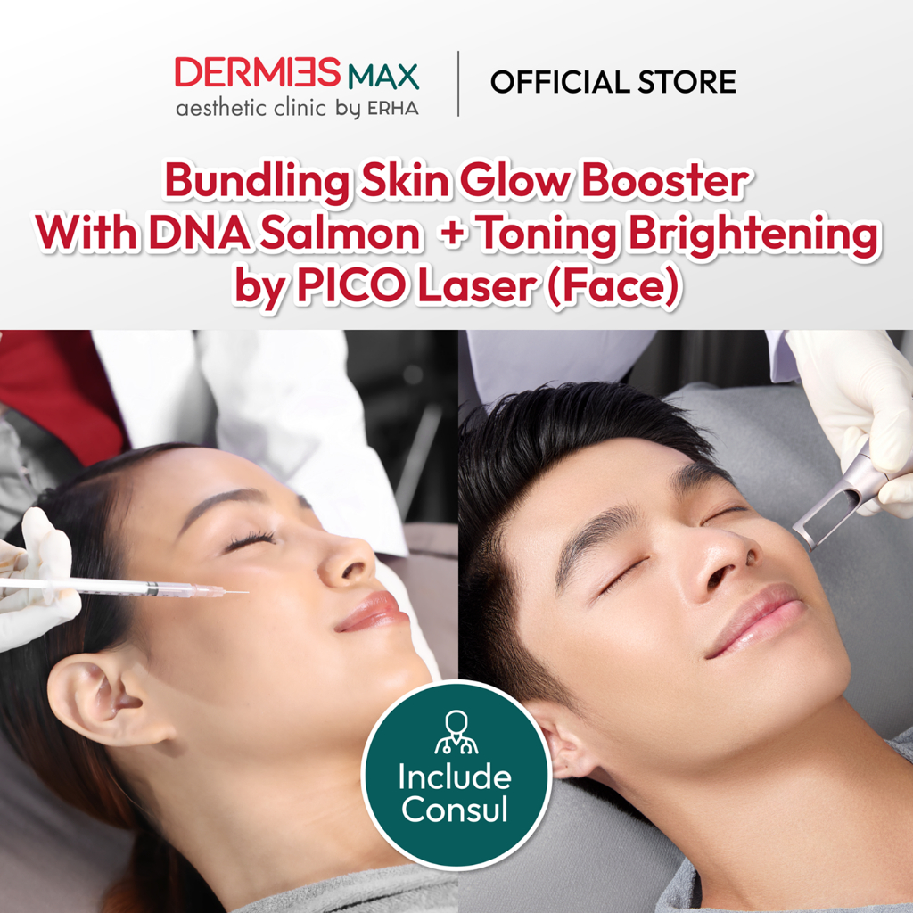 Jual Dermies Max Bundling Skin Glow Booster With Dna Salmon Toning