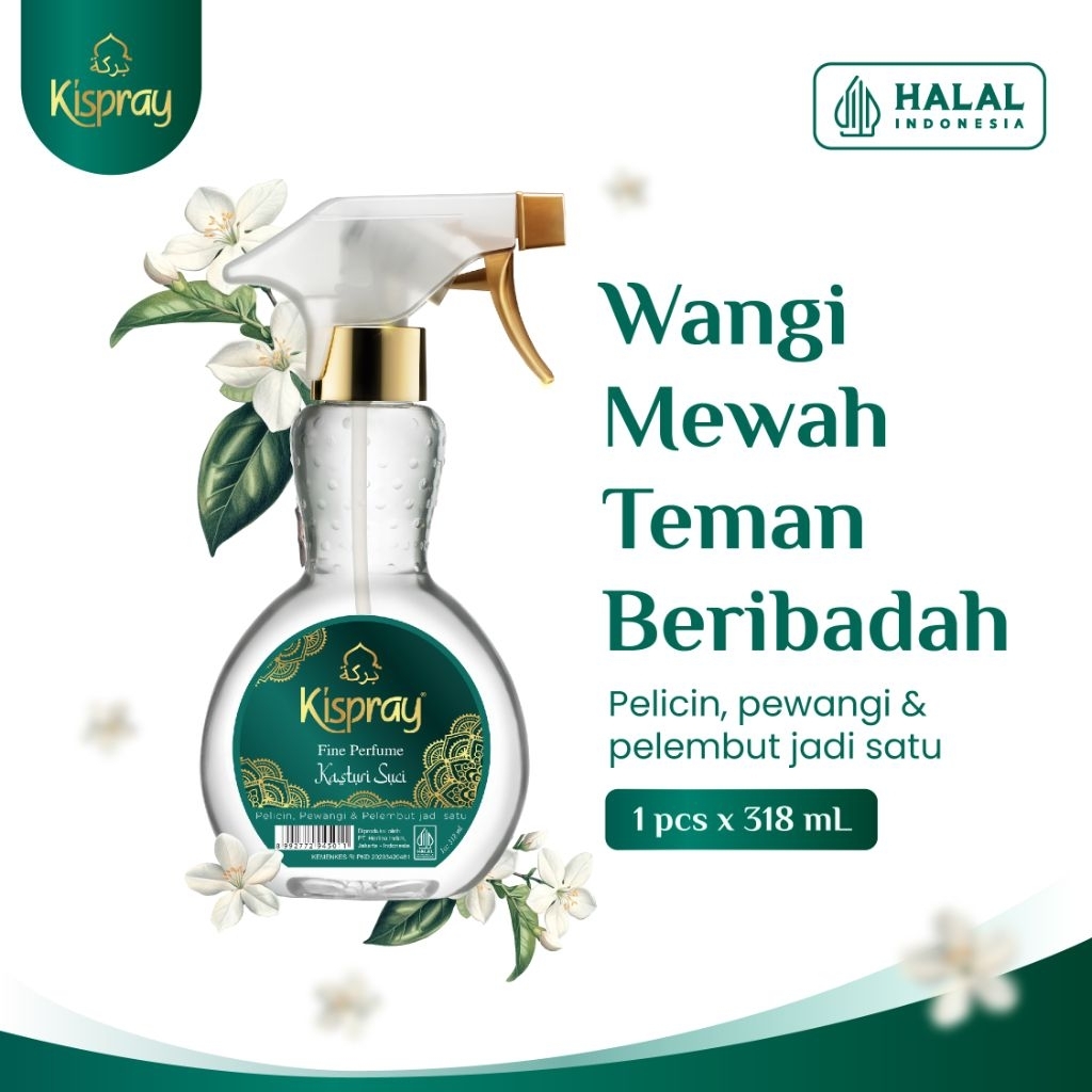 Jual Kispray Kasturi Suci – Pelicin Pewangi Pelembut Pakaian Halal ...