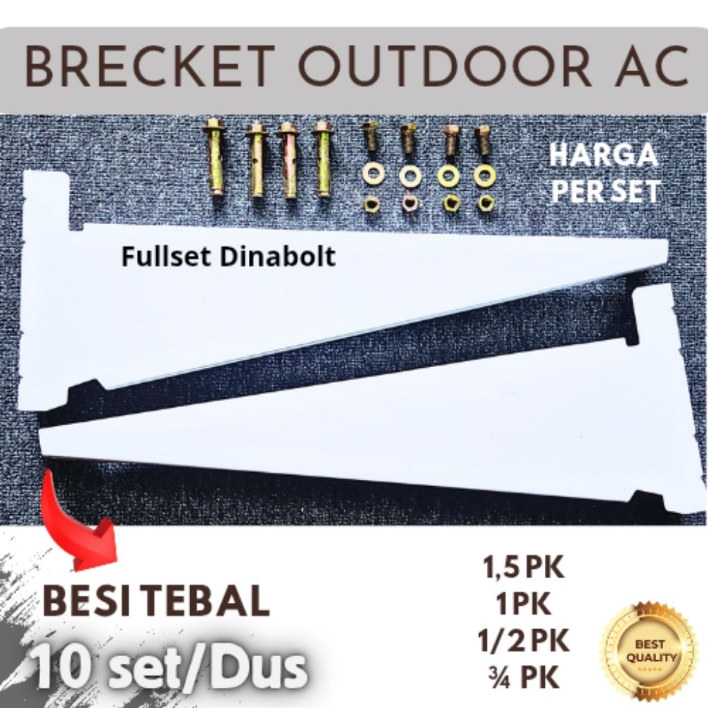 Jual Brecket outdoor Ac 1/2 PK 3/4 PK sampai 1 PK dudukan ac tebal ...