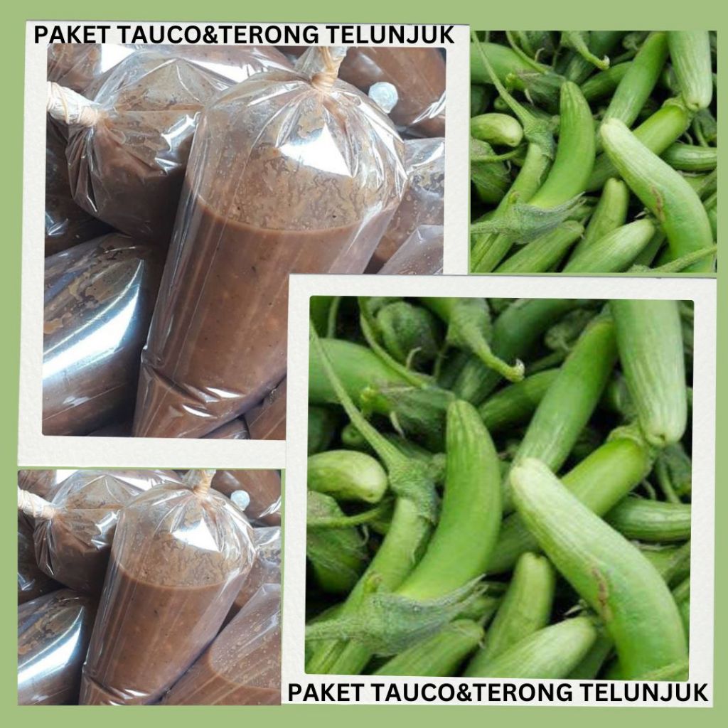 Jual paket sayur terong telunjuk dan tauco | Shopee Indonesia