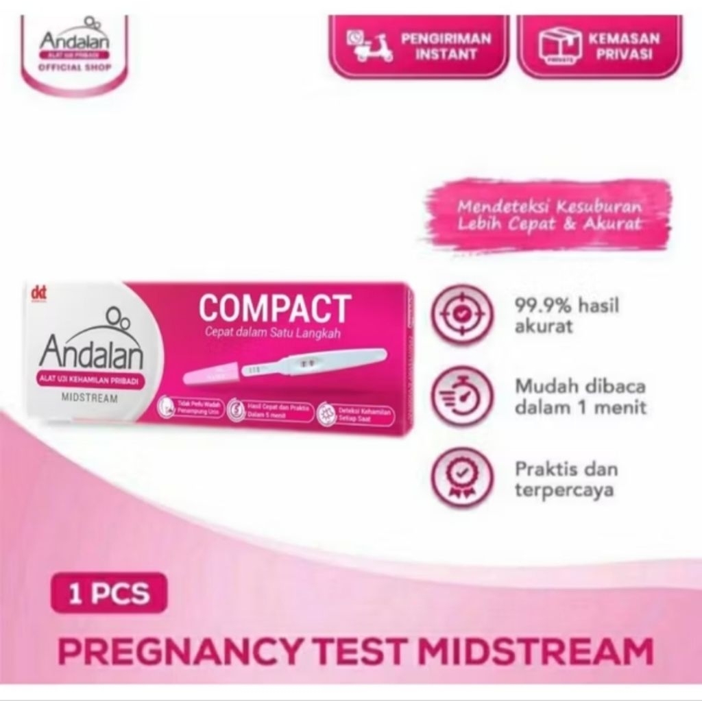Jual Andalan Pregnancy Test Midstream | Shopee Indonesia