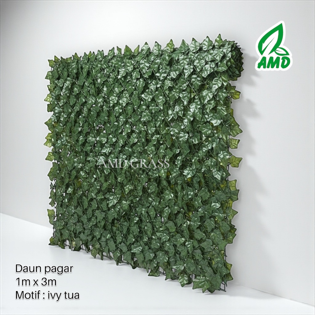 Jual Pagar Daun Sintetis Artificial ukuran 1m x 3m Premium Grade Murah ...