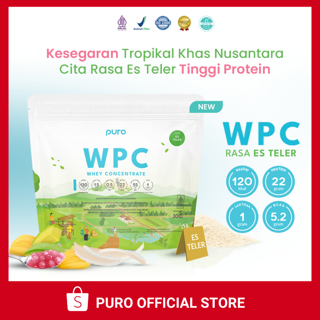 Jual PURO Whey Protein Concentrate - PRE ORDER | Shopee Indonesia