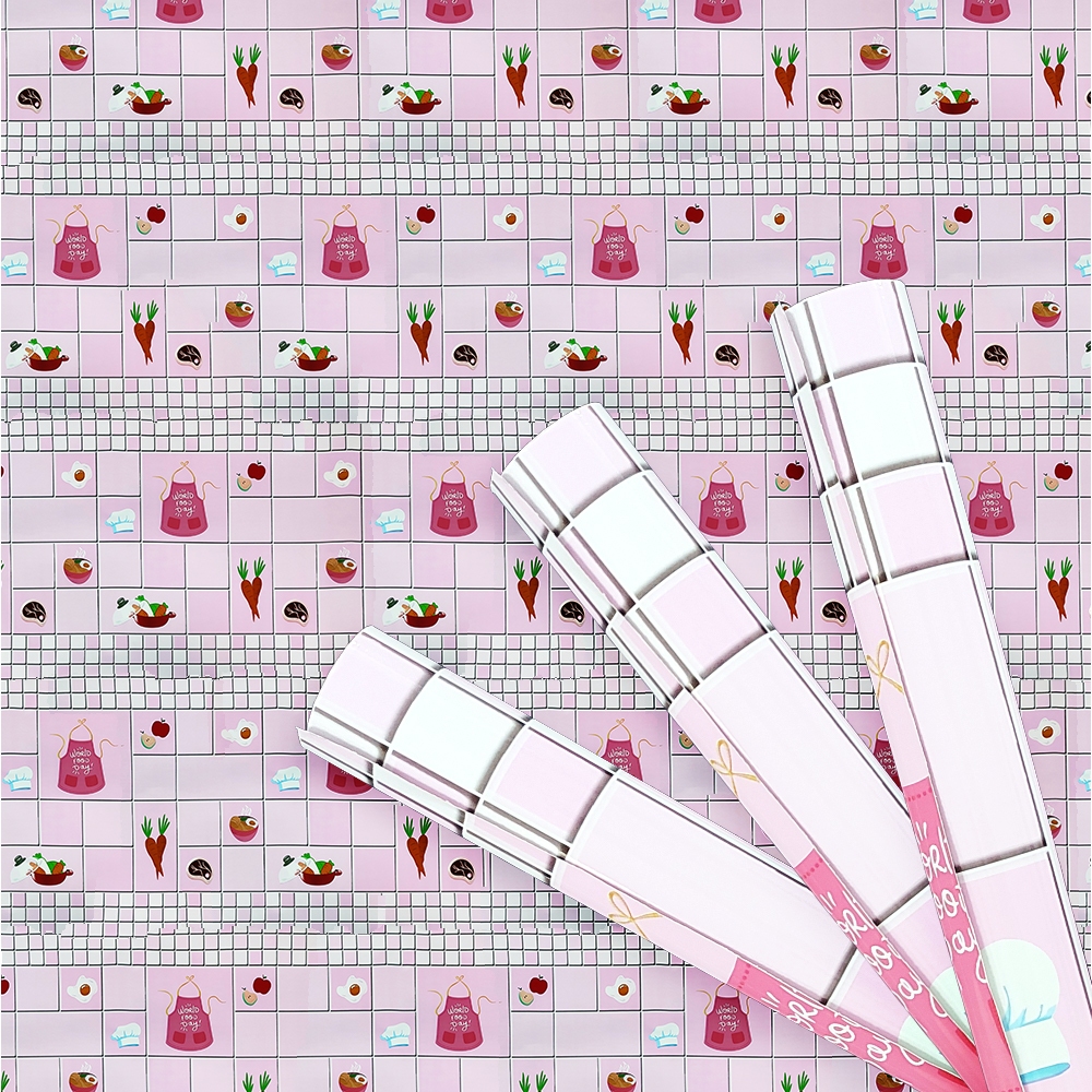 Jual Wallpaper Dinding Dapur 60cmX3M Sticker Dapur Anti Minyak ...