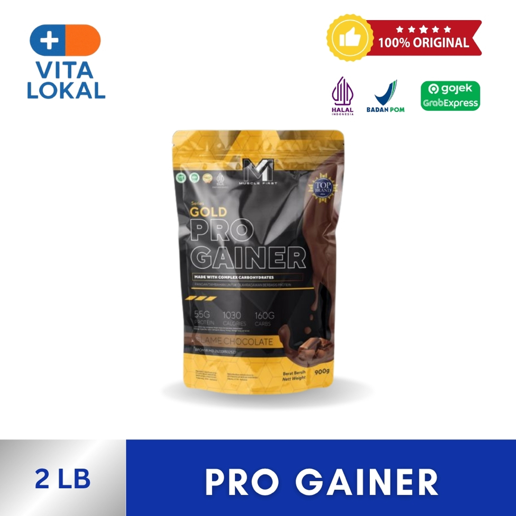 Jual M1 Pro Gainer 900gr 2lb Susu Protein Bulking, Supplemen Penggemuk ...