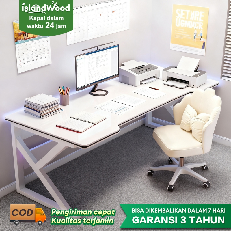 Jual COD Meja Kantor Meja Komputer Meja Gaming Meja Minimalis Kualitas ...
