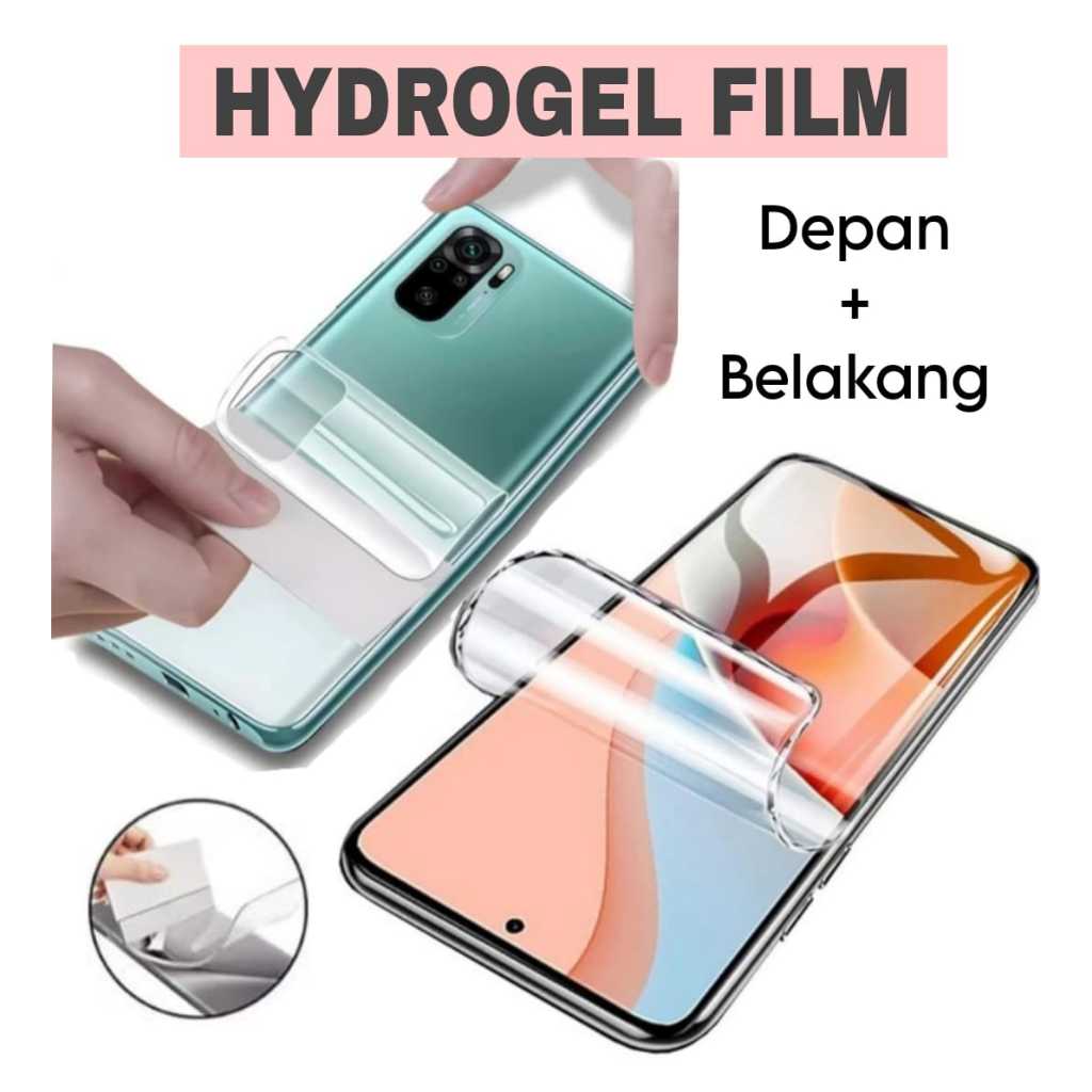 Jual Hydrogel Xiaomi Redmi Note 13 14 15 Pro Plus 5G /Antigores Xiaomi ...