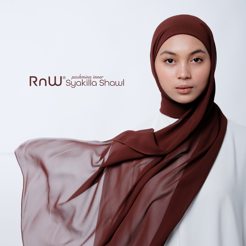Jual RnW Hijab - Syakilla Pashmina Inner Heavy Chiffon Premium / Ceruty ...
