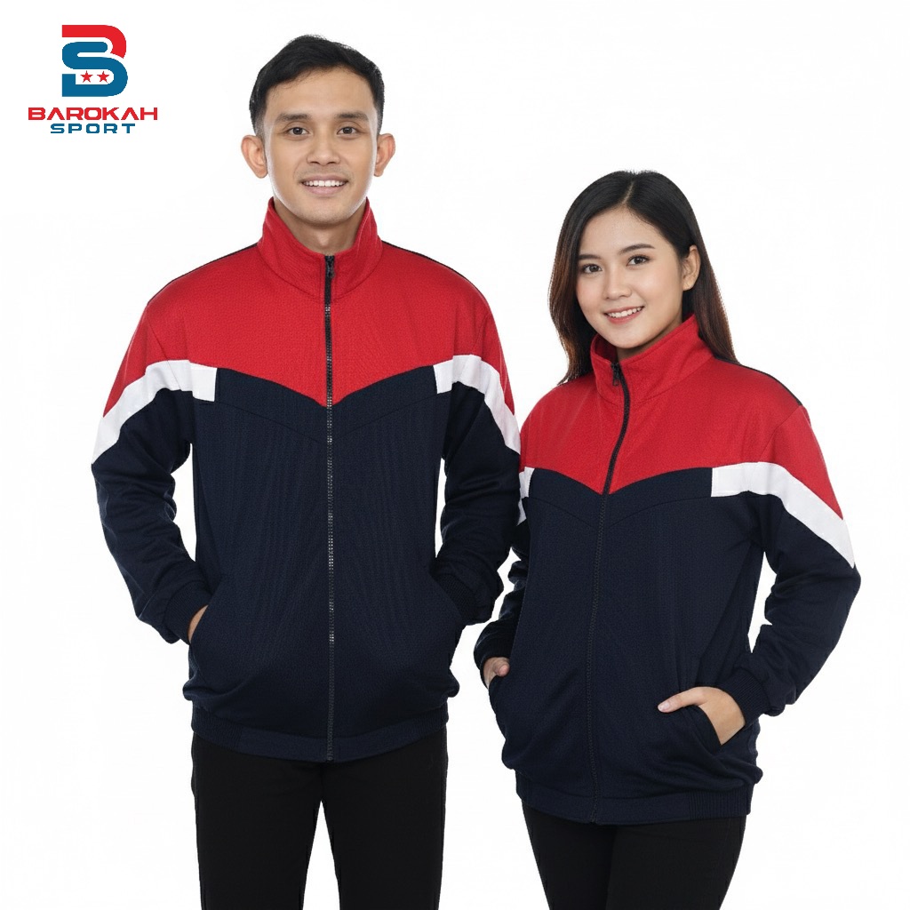 Jual HM Barokah - Jaket Olahraga Laki Laki Perempuan Jaket Training ...