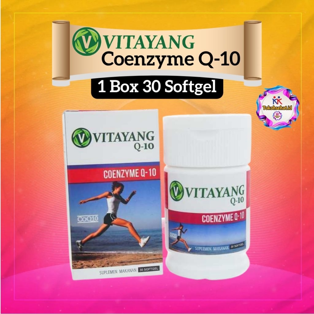 Jual Vitayang Coenzyme Q10 Suplemen Antioksidan Untuk Kesehatan Jantung ...