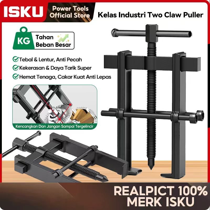 Jual ISKU Treaker Armature Bearing Puller 2/4 Inch 2 Kaki Alat Pembuka ...