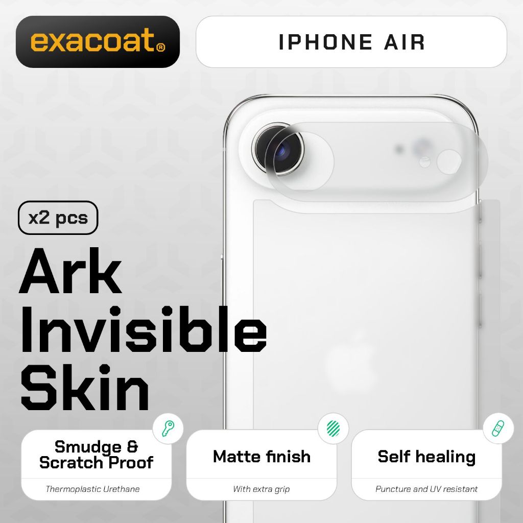 Jual Ark Invisible Camera Protector Skin by Exacoat for iPhone Air ...