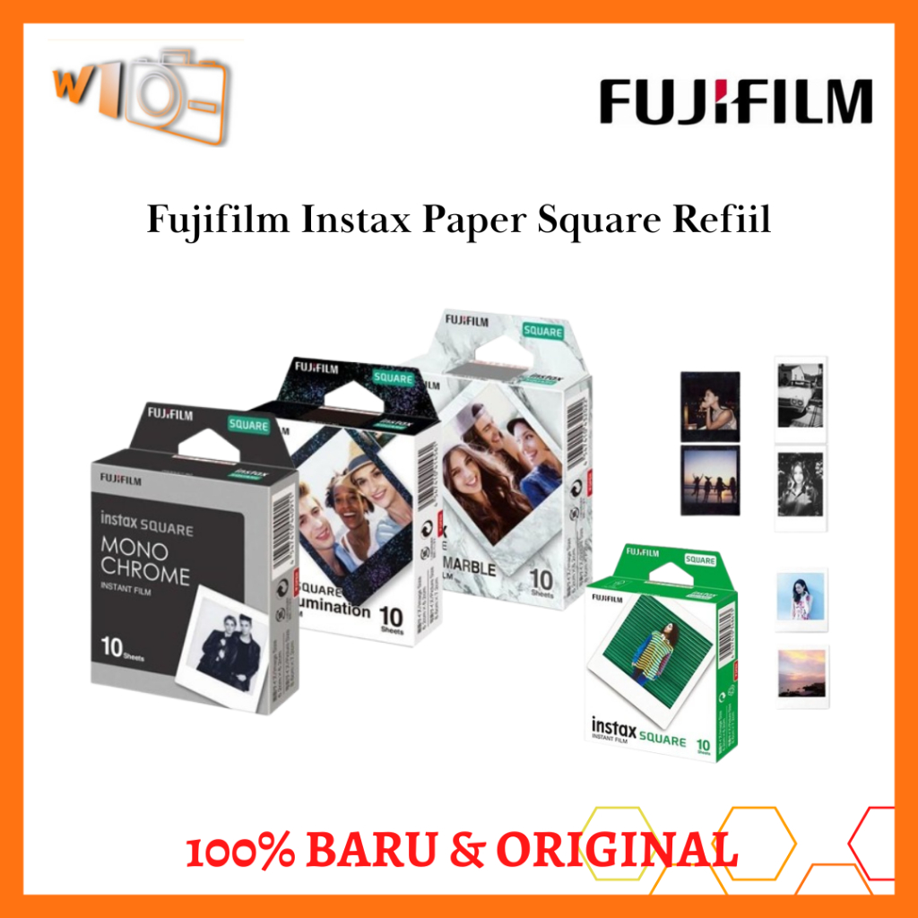 Jual Fujifilm Instax PAPER REFILL Square for Instax SQUARE - Kamera ...