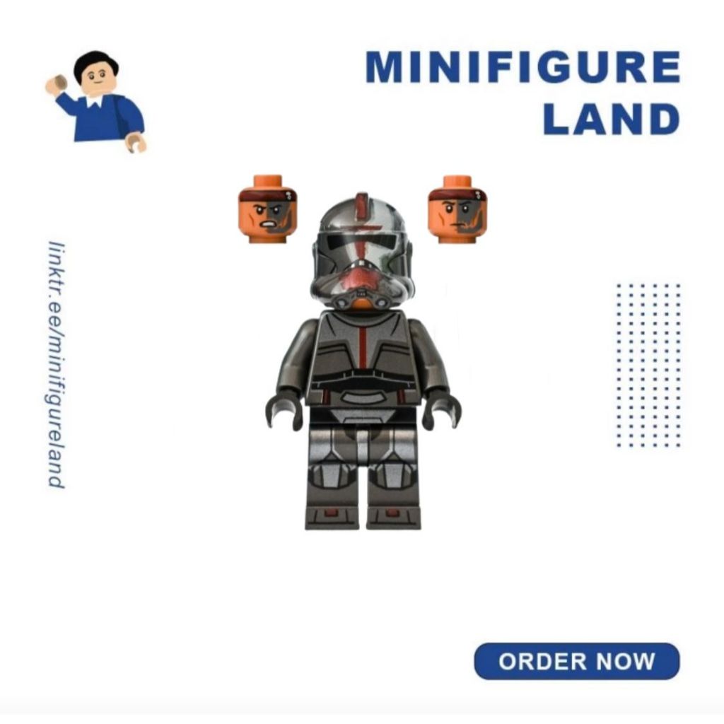 Jual Lego Star Wars Clone Commando Sergeant Hunter, Experimental Unit ...