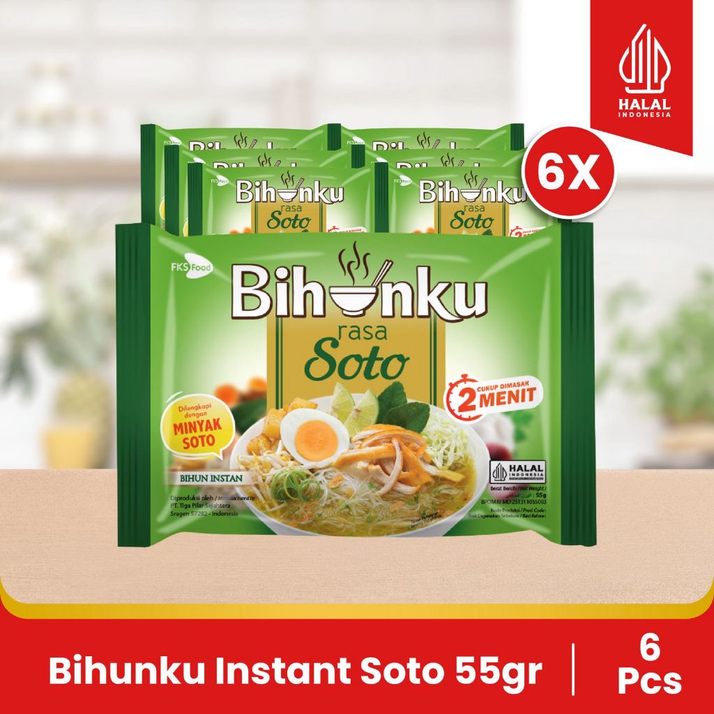 Jual Paket Bundling - Bihunku Instan - Soto - 55gr - 6pcs | Shopee ...
