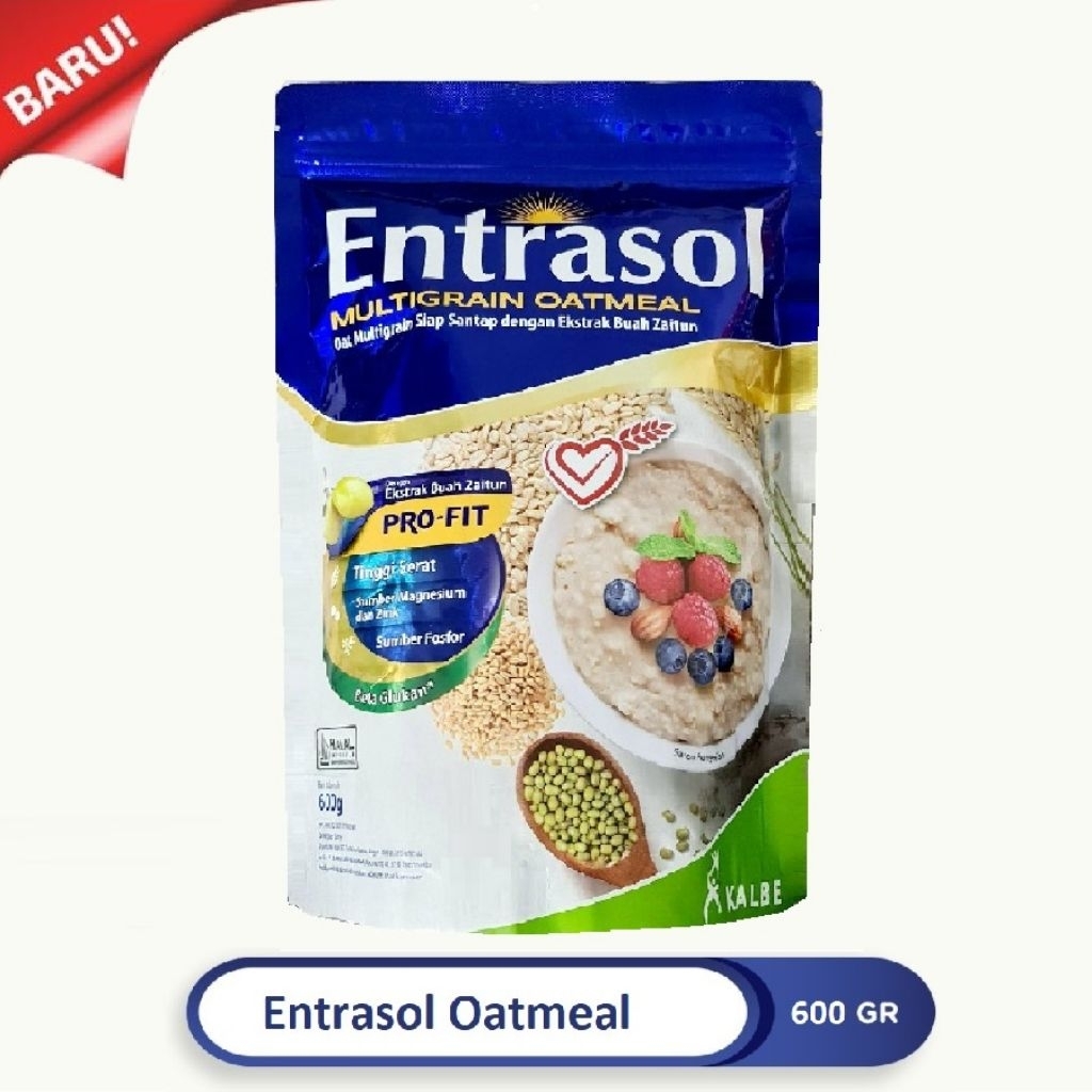 Jual ENTRASOL MULTIGRAIN OATMEAL 600gr | Shopee Indonesia