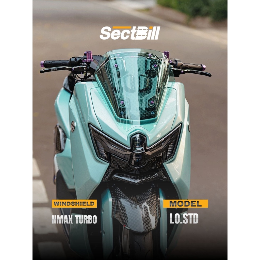 Jual Windshield YAMAHA NMAX TURBO / NEO LO Standard Merk Sectbill ...