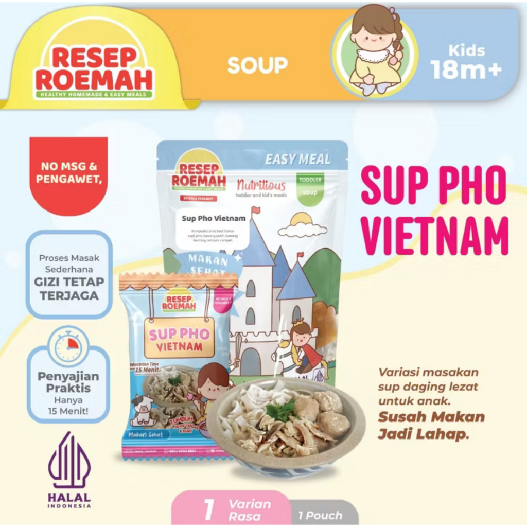 Jual Resep Roemah Sup Pho Vietnam / Beef Pho Noodle / Kids Healthy ...