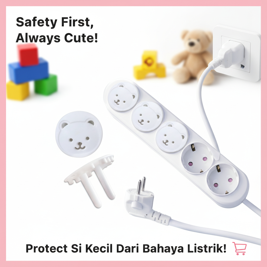 Jual Pelindung Colokan Listrik Bayi Transparan / Penutup Stop Kontak ...
