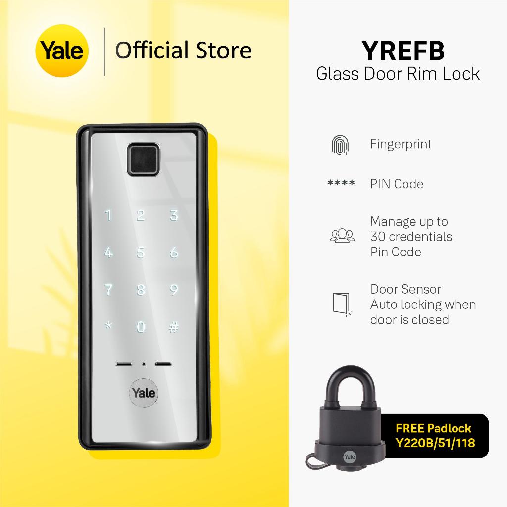 Jual Yale Reflecta Digital Lock, Mirror finish with PIN and Fingerprint ...