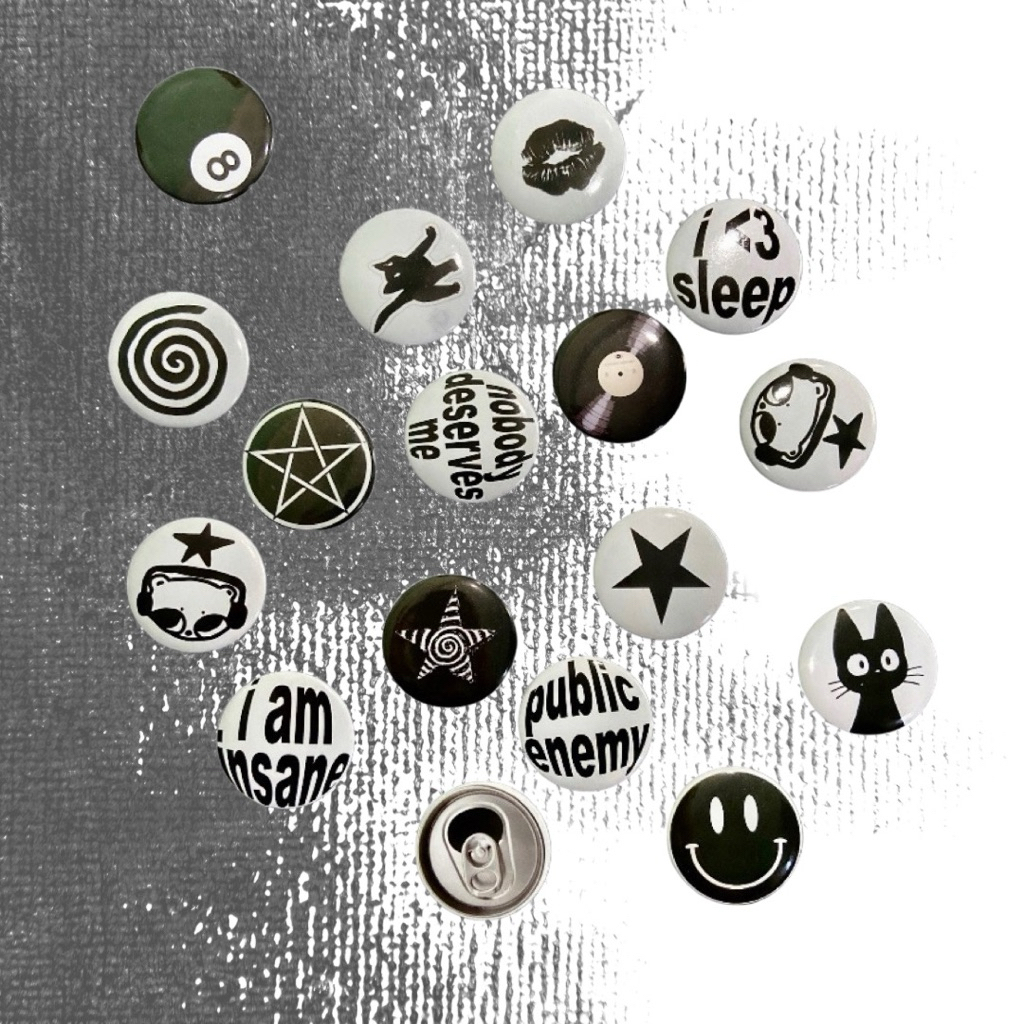 Jual Jarcolee 44m Button pin | Pin y2k | Pin Button Aestethic | Pin Tas ...