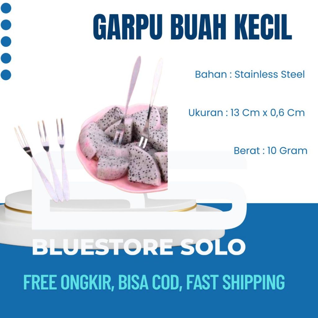 Jual Garpu Buah Stainless Steel Garpu Kecil Buah Alat Tusuk Desert Alat ...