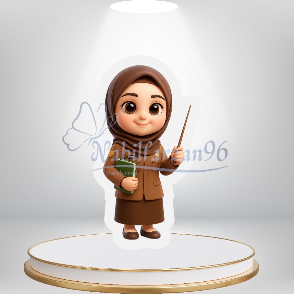 Jual Topper Guru / Topper Bucket Bunga / Topper Kue Isi 5 Pcs | Shopee ...