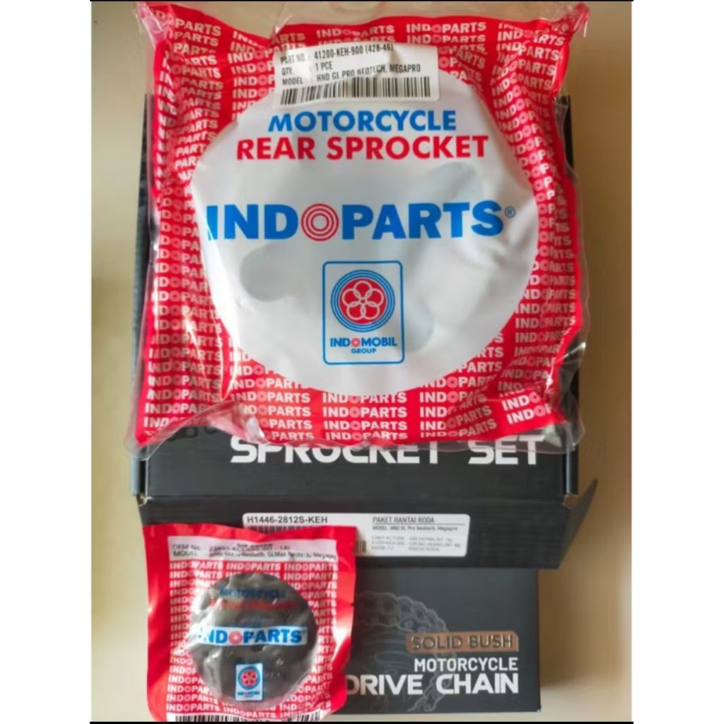 Jual Gear Set / Gir Set / Ger Set / Rantai Roda Set Indopart GL Pro ...